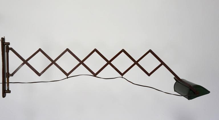 Adjustable Scissor Wall Lamp For Sale at 1stDibs | scissor wall light