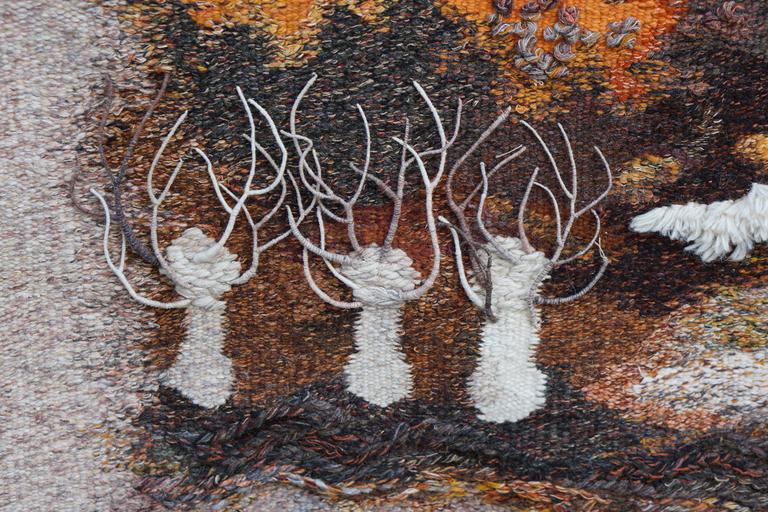 Large 1970s Danish Handwoven Tapestry at 1stDibs