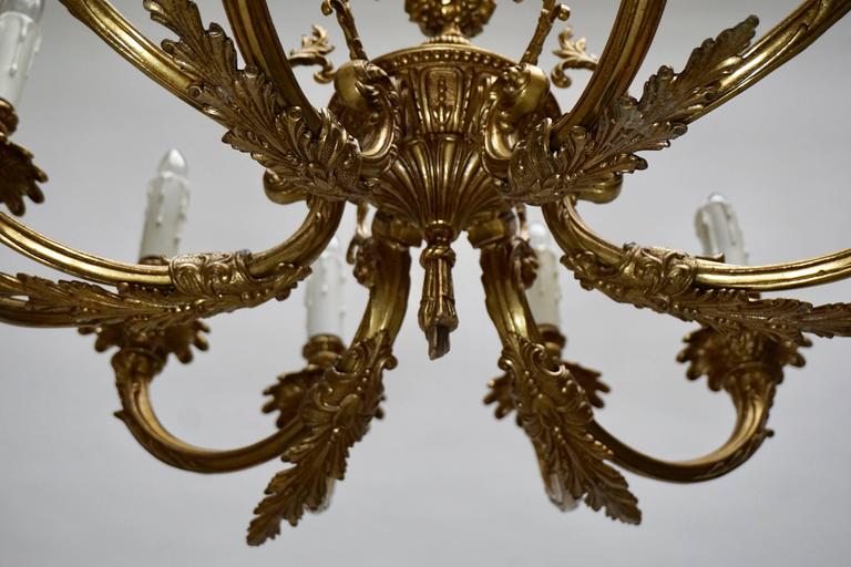 Bronze Chandelier For Sale at 1stDibs