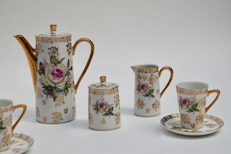 Porcelain Tea and Coffee Service, circa 1950 at 1stDibs