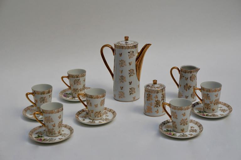 Porcelain Tea and Coffee Service, circa 1950 at 1stDibs