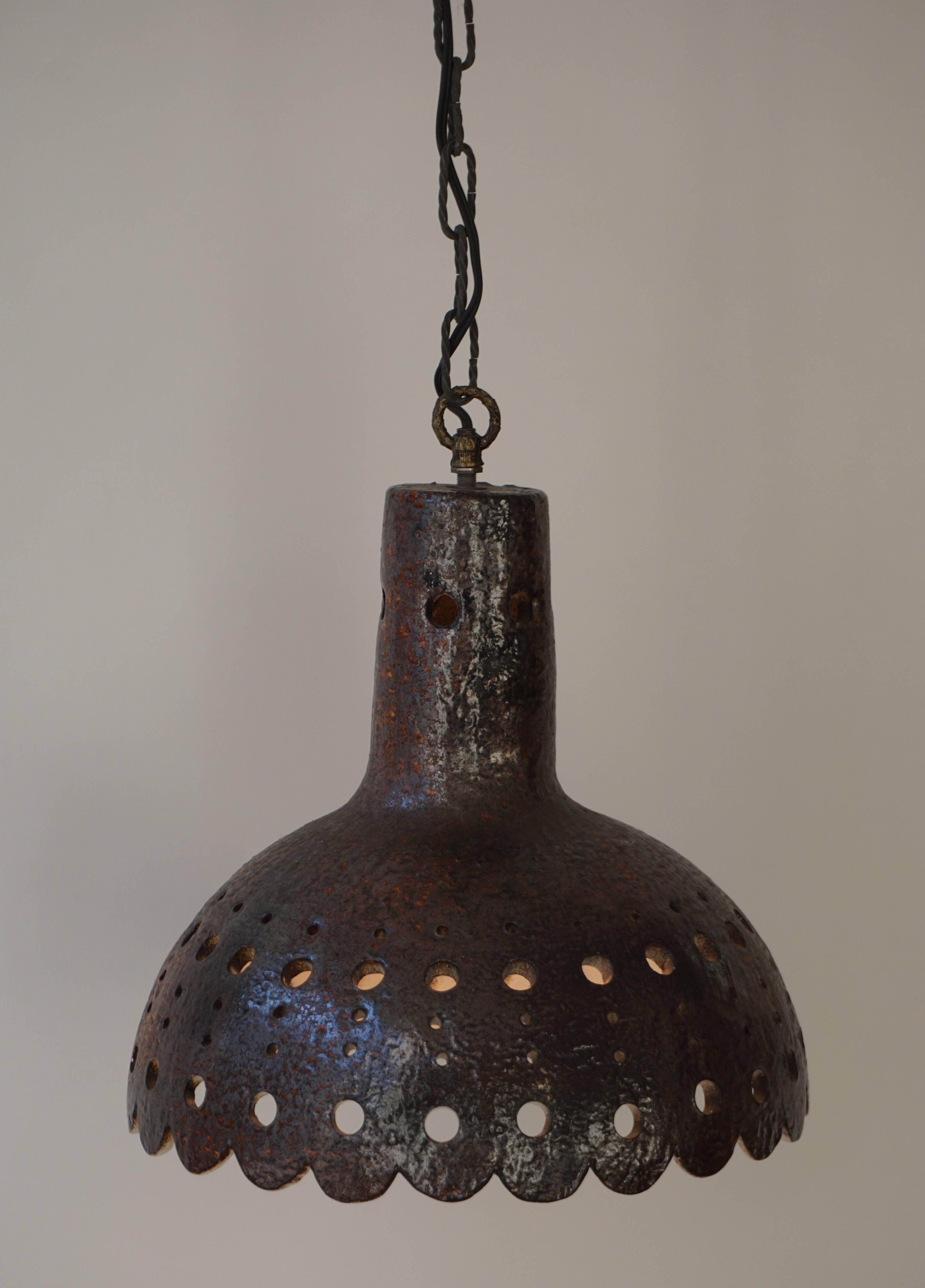 Ceramic Pendant Light at 1stDibs