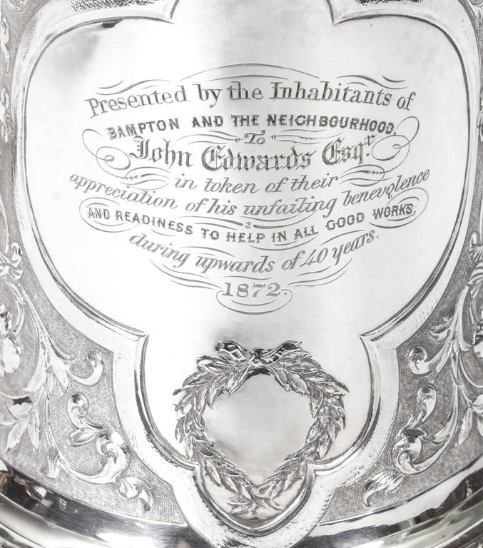 Antique Sterling Silver Flagon John and Edward Barnard, 1871 at 1stdibs