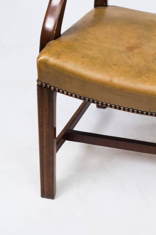 Early 20th Century Set of 8 Chippendale Ladderback Dining Chairs from ...