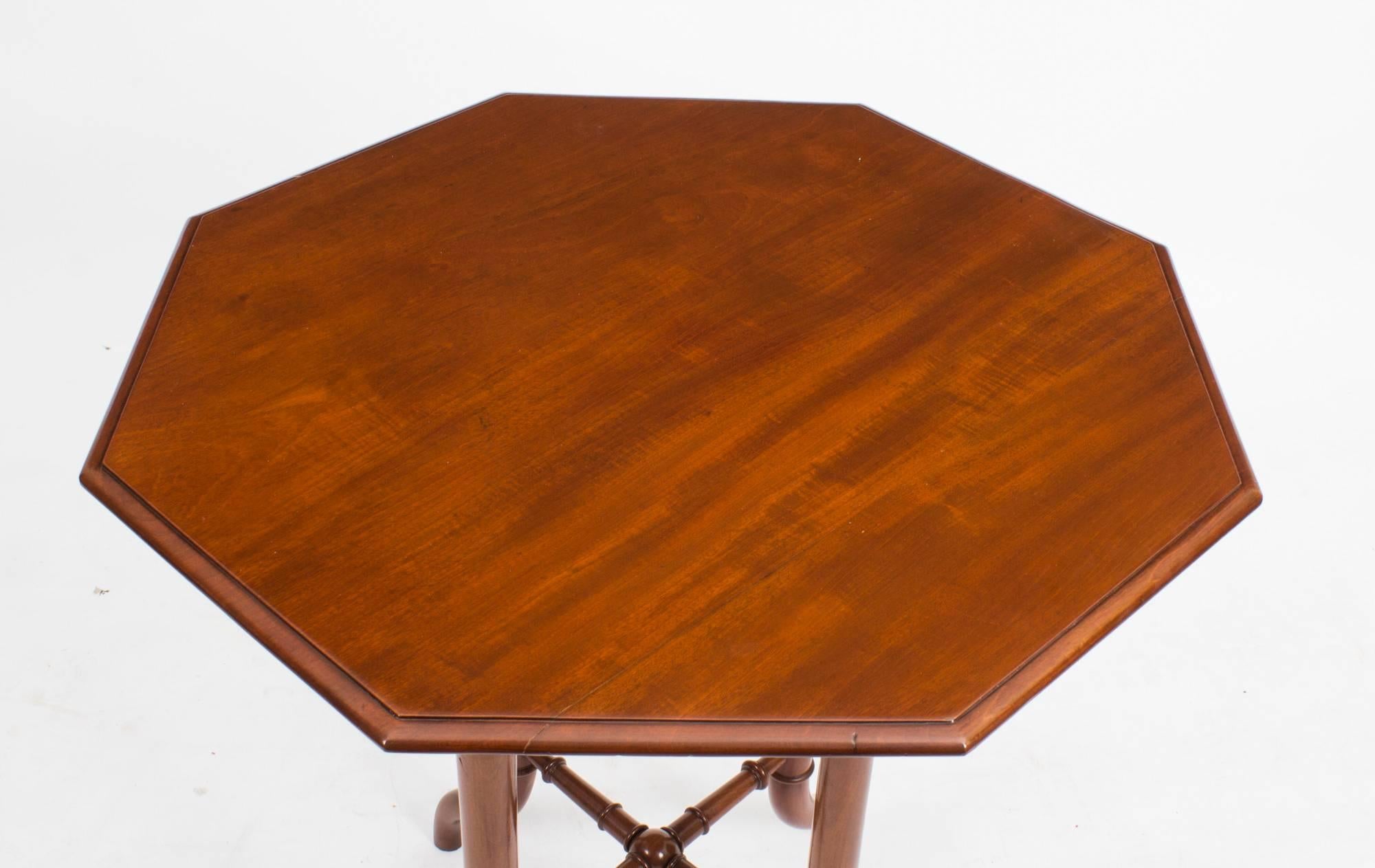 19th Century Victorian Mahogany Octagonal Occasional Table at 1stDibs ...