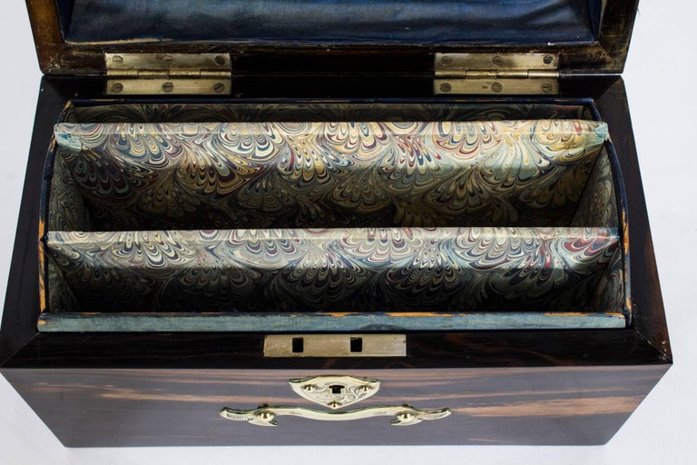 Antique Coromandel and Brass-Mounted Stationery Box, circa 1860 at 1stDibs