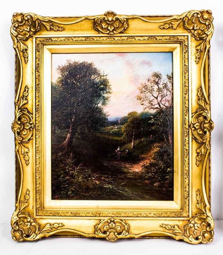 19th Century Pair of Oil Paintings Edwin Buttery at 1stDibs