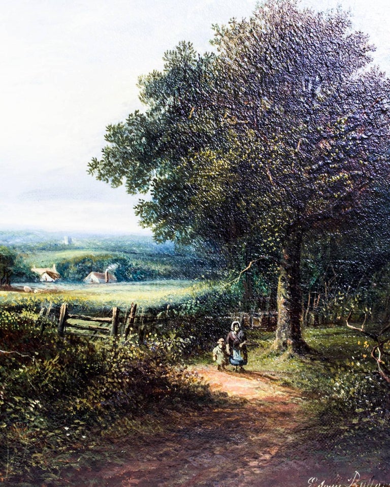 19th Century Pair of Oil Paintings Edwin Buttery at 1stDibs