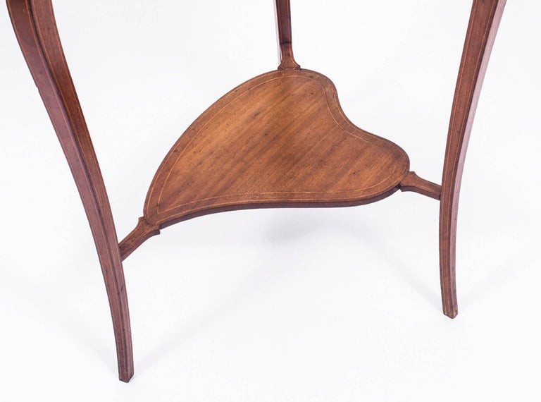 19th Century Mahogany Heart Shaped Display Curio Bijouterie Table at ...