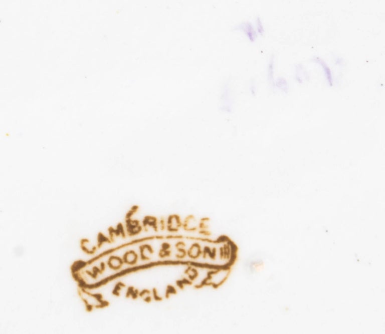 Cambridge Pattern 57 Piece Part Dinner Service by Wood and Son, 19th ...