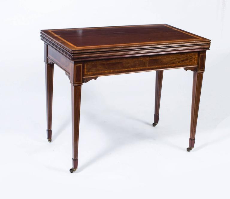 Antique Edwardian Mahogany Games Roulette Table, circa 1900 at 1stDibs