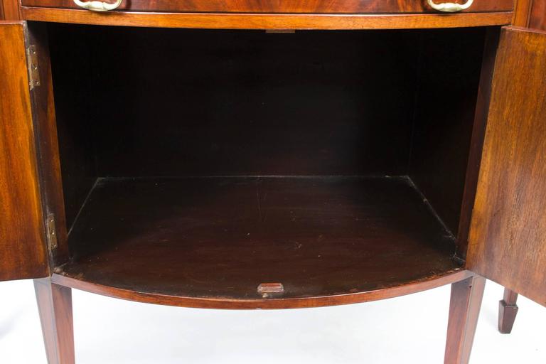Antique George III Half-Moon Mahogany Side Cabinet, circa 1780 at ...