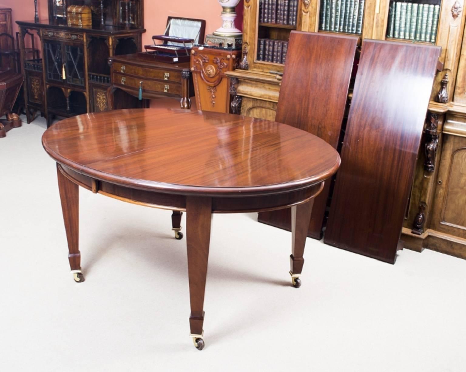 Antique Edwardian Mahogany Dining Table, circa 1900 at 1stDibs ...