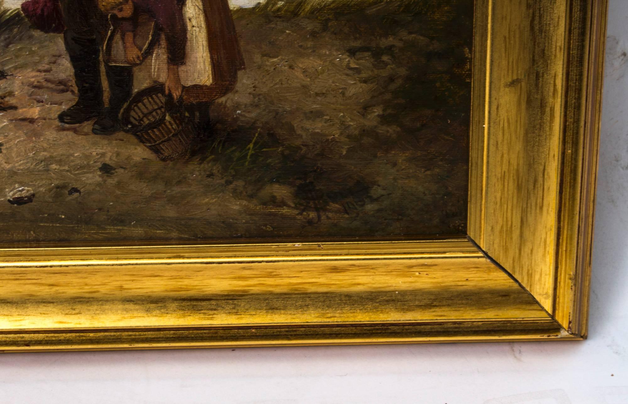 Antique Oil Painting Scotish Seascape John Henry Boel, 1902 at 1stDibs ...