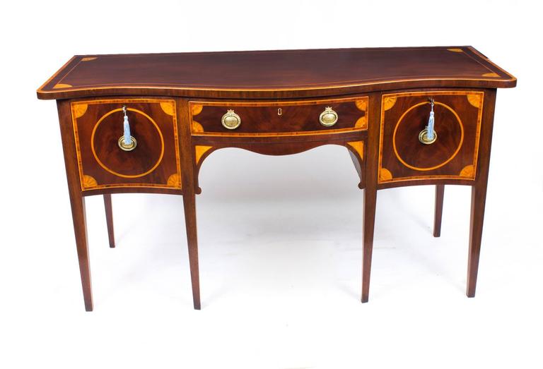 19th Century Sheraton Style Inlaid Mahogany Sideboard at 1stDibs ...
