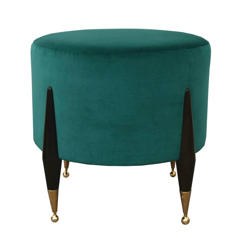 Mini Imperial Ball Foot Ottoman For Sale at 1stDibs