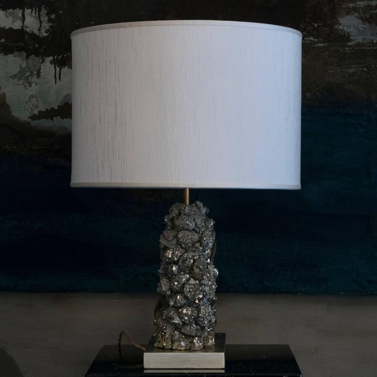 Flair Edition Pyrite Table Lamp at 1stDibs