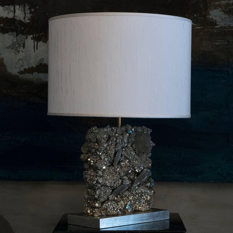 Flair Edition Pyrite Table Lamp at 1stDibs