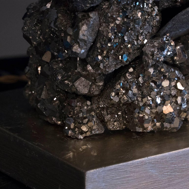 Flair Edition Pyrite Table Lamp at 1stDibs