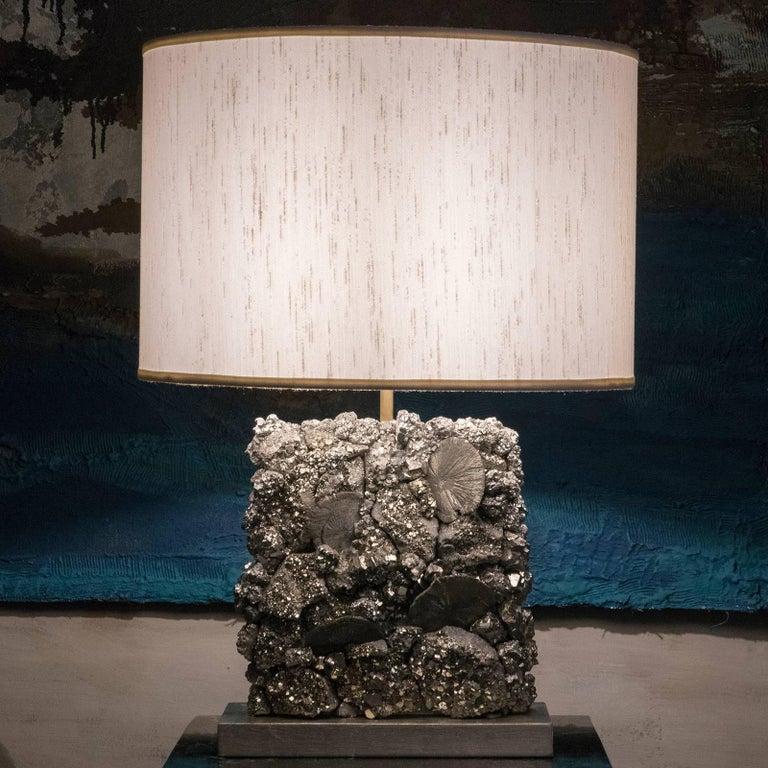 Flair Edition Pyrite Table Lamp at 1stDibs