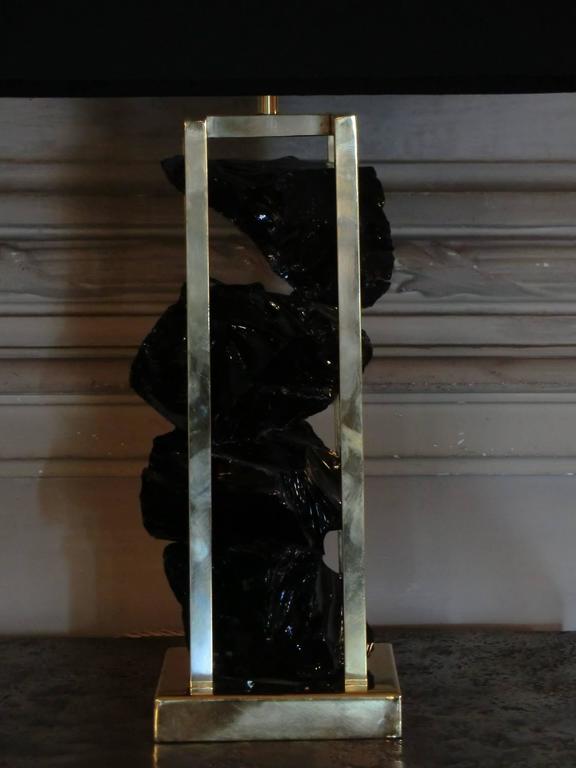 Flair Edition Obsidian Lamp at 1stDibs