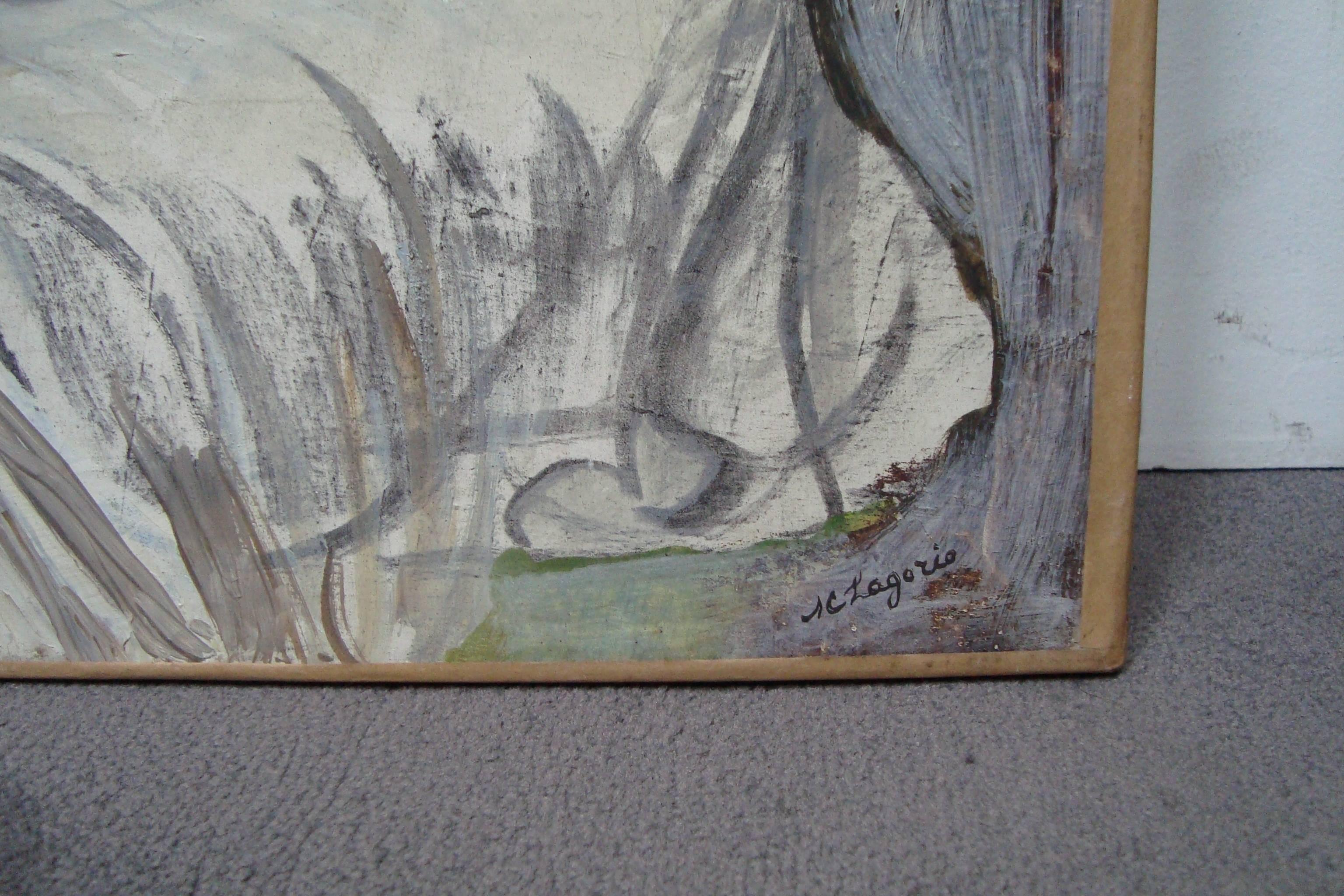 Portrait of a Woman by Maria Lagorio, 1930s For Sale at 1stDibs