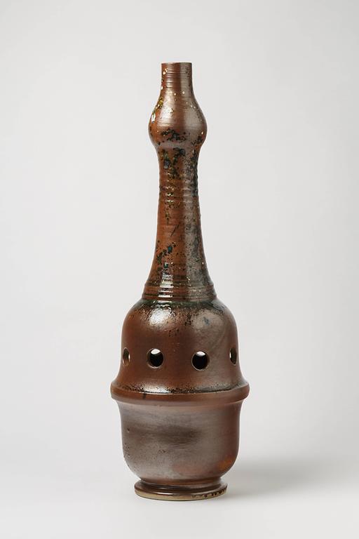 Big Stoneware Lamp by Andre Nault, circa 1970-1980 For Sale at 1stDibs