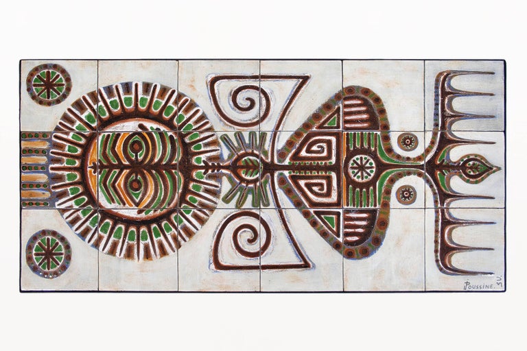 Ceramic Coffee Table by Jacques Poussine for Sant Vincens, circa 1960 ...