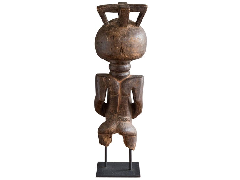 Hemba Carved Wood Male Ancestor Figure For Sale at 1stDibs
