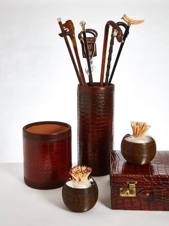 Superb Vintage Crocodile Walking Sticks Display Stand, circa 1930 at ...