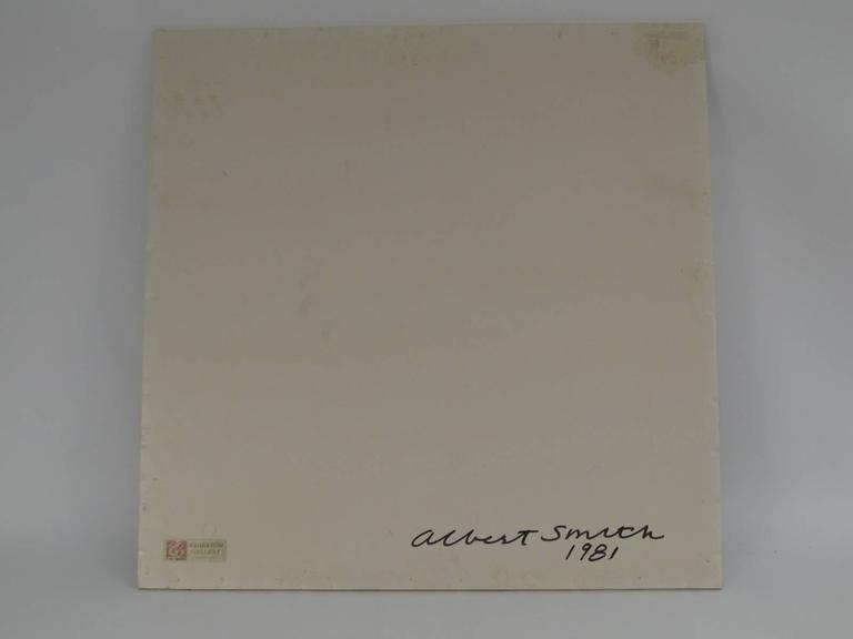 Original Acrylic on Paper Abstract Painting by Bay Area Artist Albert ...