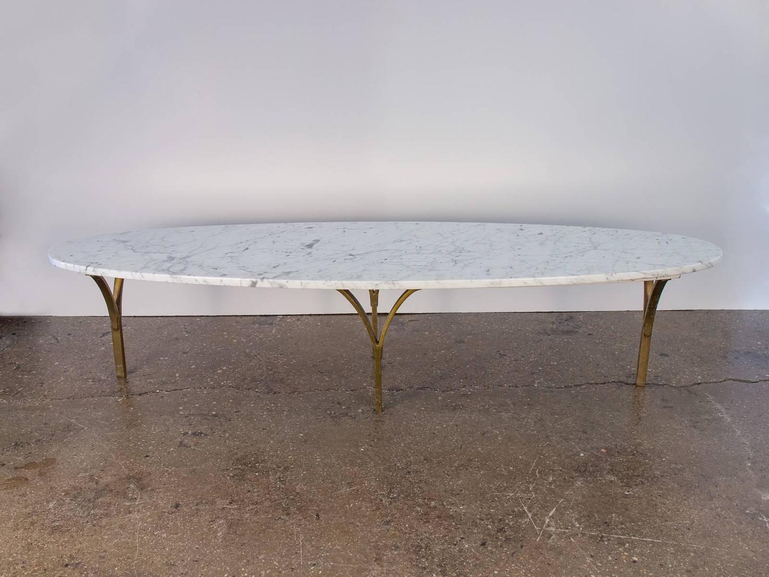 Marble Surfboard Coffee Table at 1stdibs