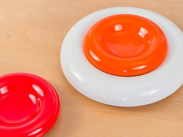 Italian Modern Ceramic Plates for Sicart at 1stDibs