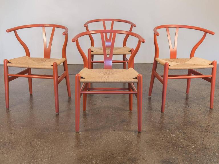 Hans J. Wegner Wishbone Chairs at 1stDibs