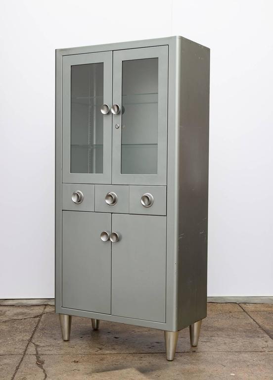 Modern Industrial Display Cabinet at 1stDibs