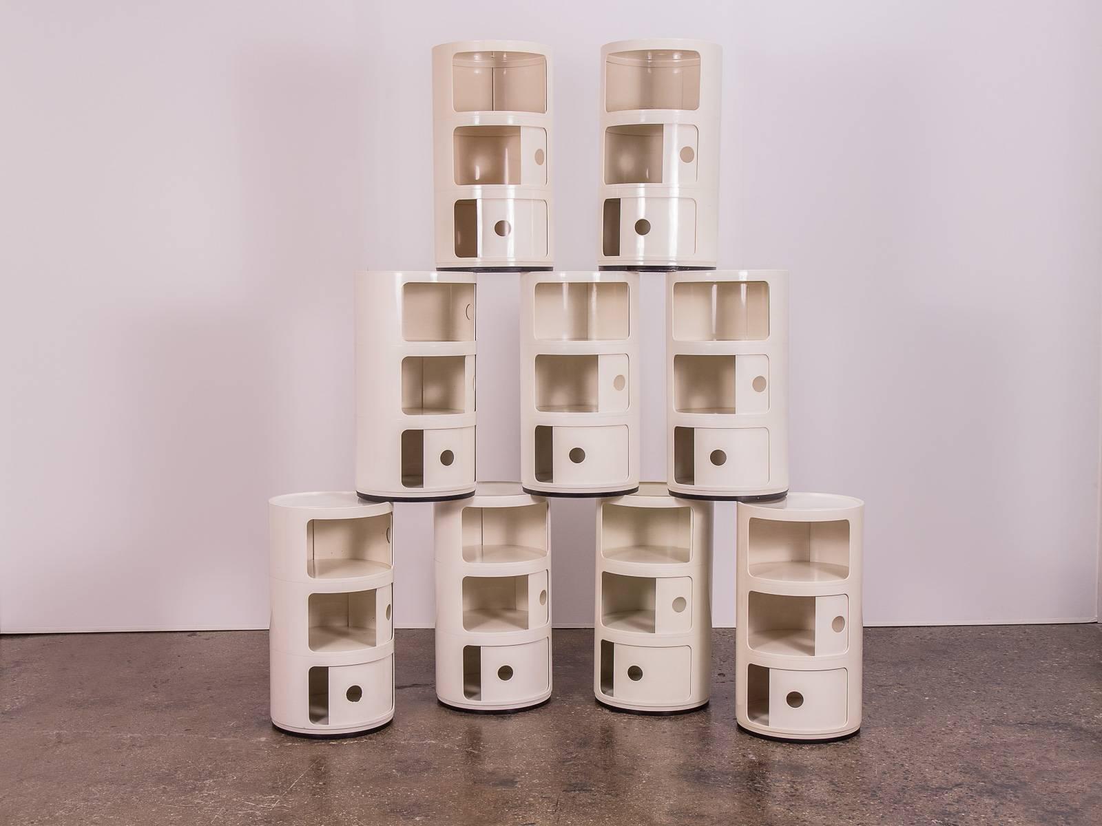 Nine Kartell Componibili Units at 1stDibs | componibili cabinet ...