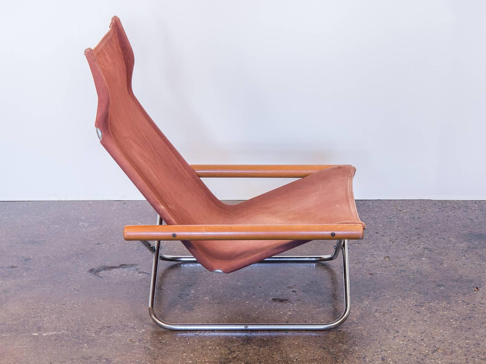 NY Sling Chair and Footstool by Takeshi Nii at 1stDibs | nii chair ...