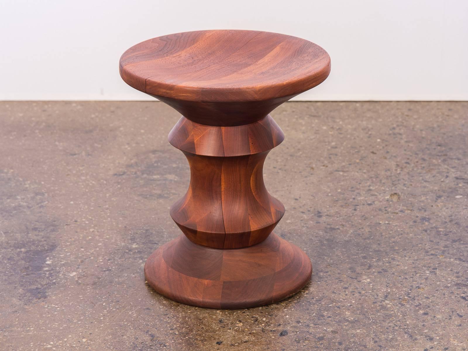 Eames Time Life Walnut Stool A at 1stDibs