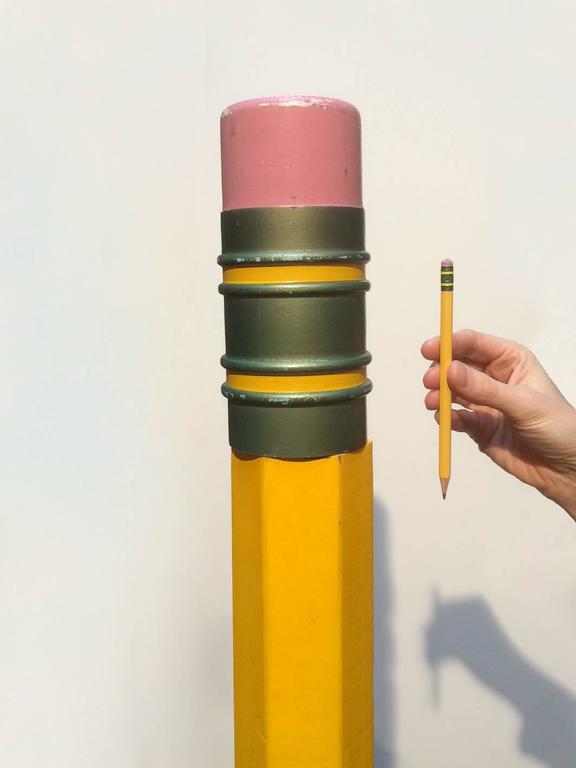 Think Big Pencil at 1stDibs | giant pencil prop, think big store nyc ...
