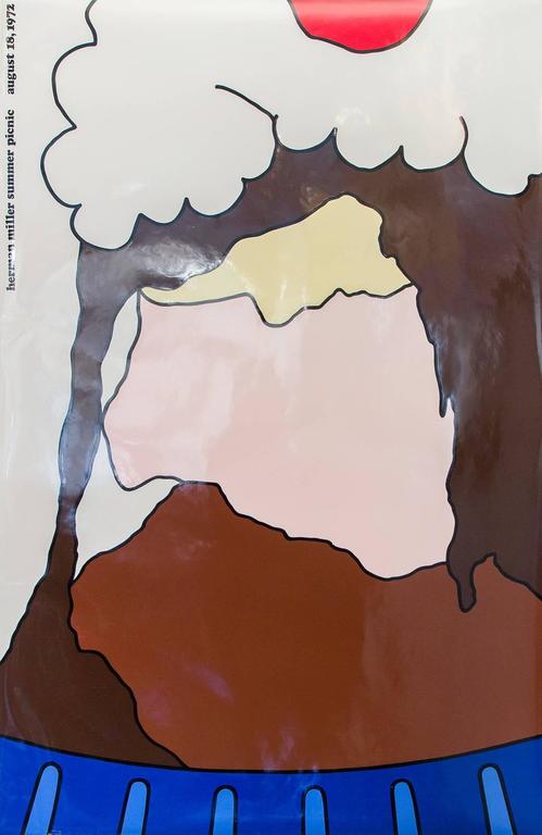 Herman Miller Summer Picnic Ice Cream Sundae Poster at 1stDibs | herman ...
