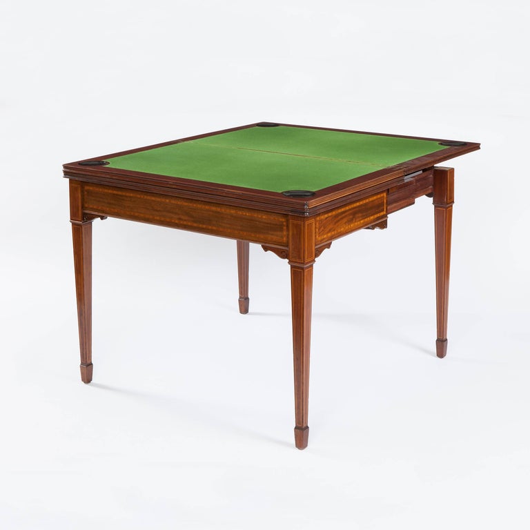 19th Century Mahogany Roulette and Card Table at 1stDibs