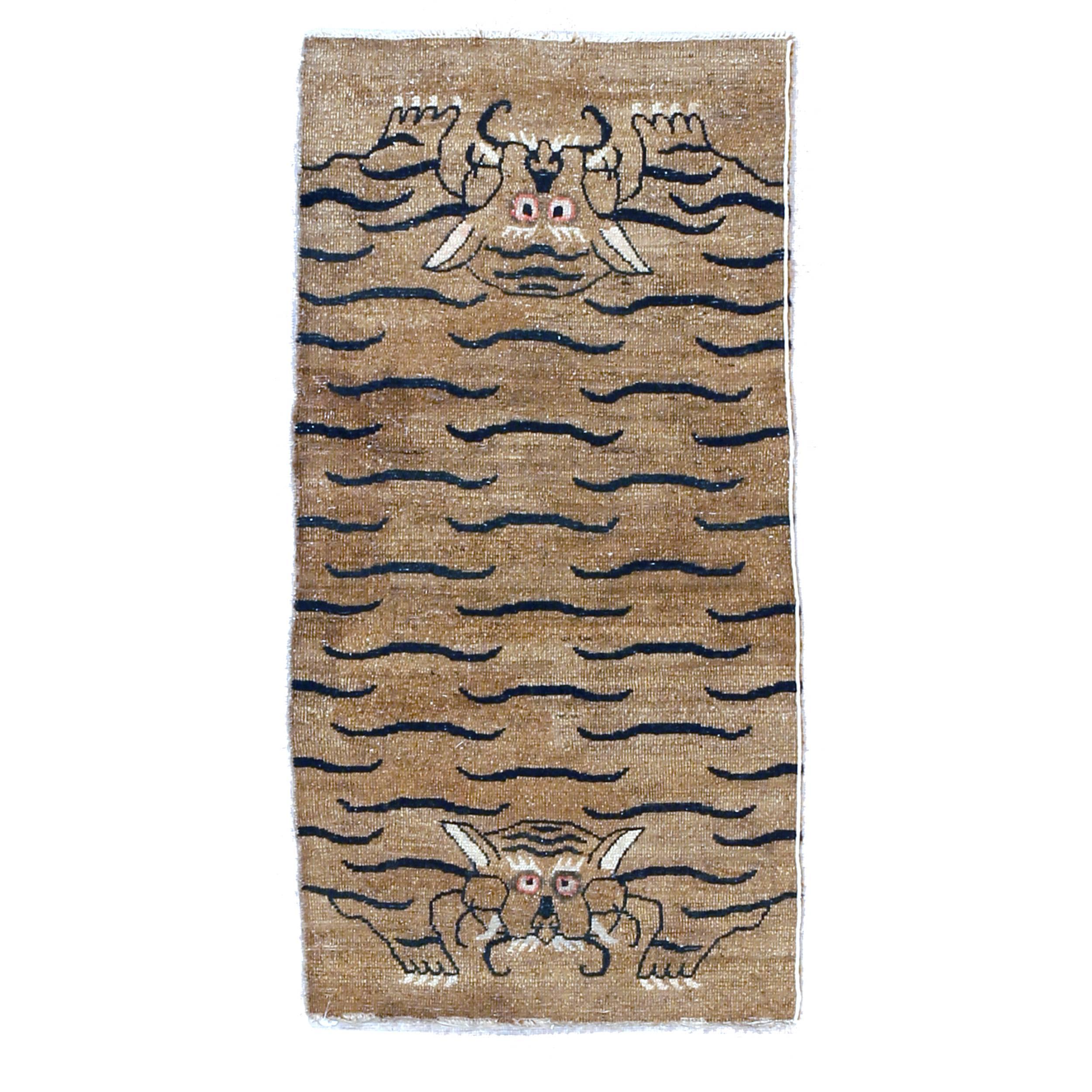 Antique Tiger Pelt Rug at 1stDibs | antique tiger rug, tiger fur rug ...