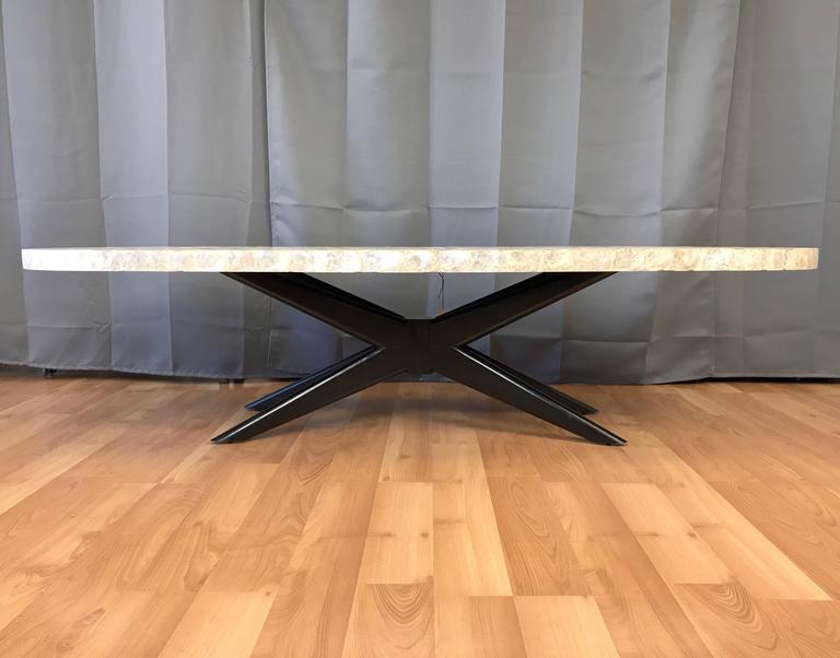 Capiz Shell Surfboard Coffee Table at 1stDibs | capiz shell coffee ...