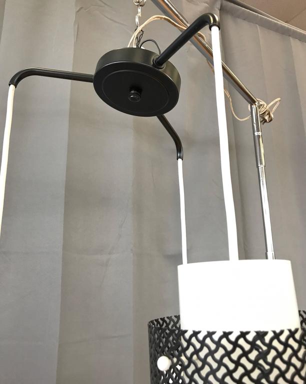 Mid-Century Modern Triple Pendant Ceiling Light Fixture For Sale at ...