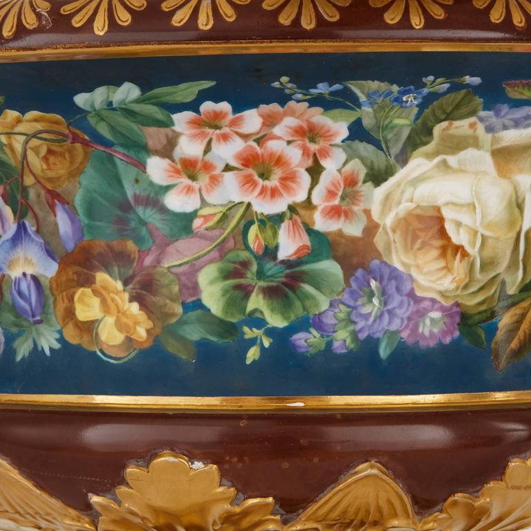 Alexander II Period Russian Imperial Porcelain Manufactory Vase at 1stDibs