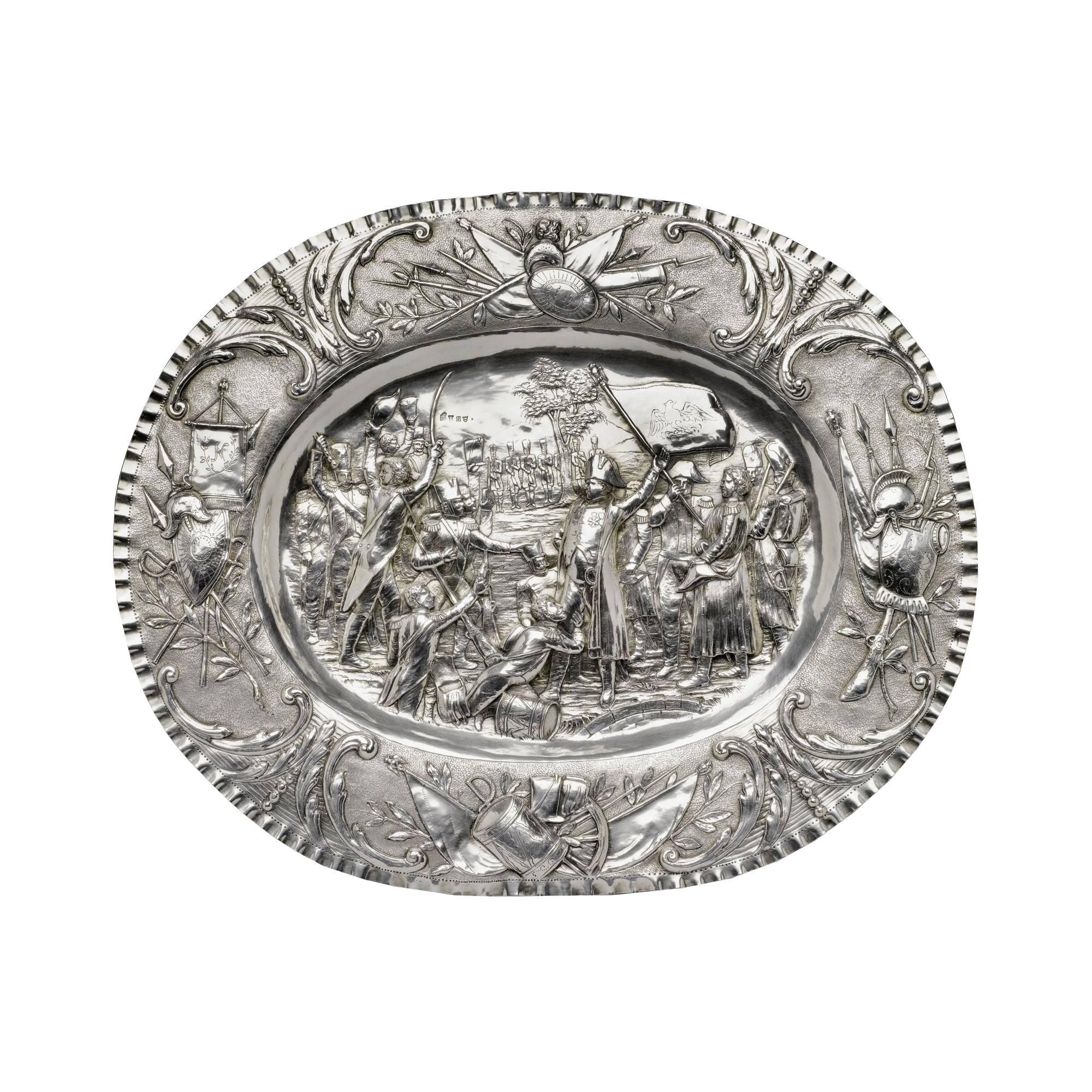 Well-Carved German Black Forest Rectangular Wooden Tray at 1stDibs