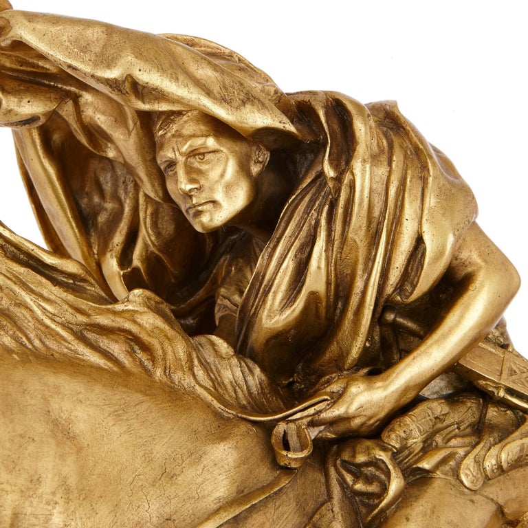 'Caesar Crossing the Rubicon', Gilt Bronze Group by Jean-Léon Gérôme at ...