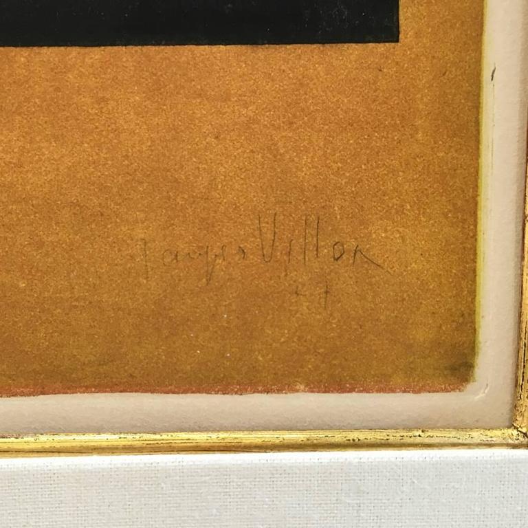 Jacques Villon, "Composition," Cubist color aquatint , France, 1920s at ...