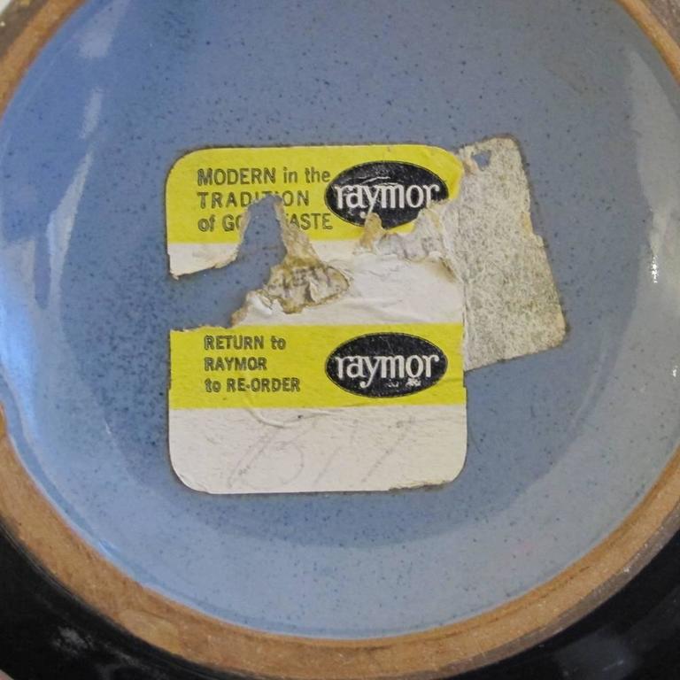 Bitossi Raymor Vase Metallic Silver, Signed, Italy, 1960s at 1stDibs