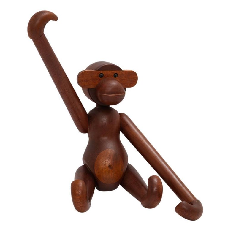 Kay Bojesen Monkey Teak Signed at 1stDibs | kay bojesen sale, monkey ...